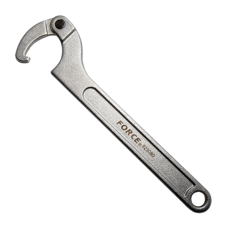 Fixed Type Adjustable Hook Wrench 50-80mm - Force Tools