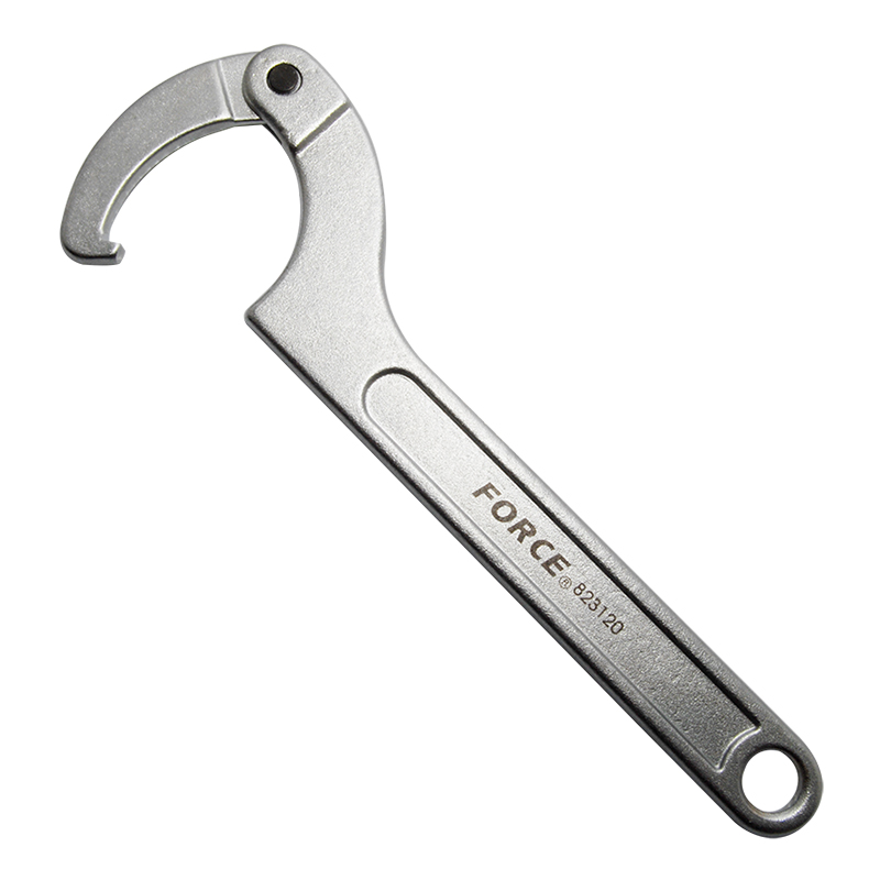 Fixed Type Adjustable Hook Wrench 80-120mm - Force Tools