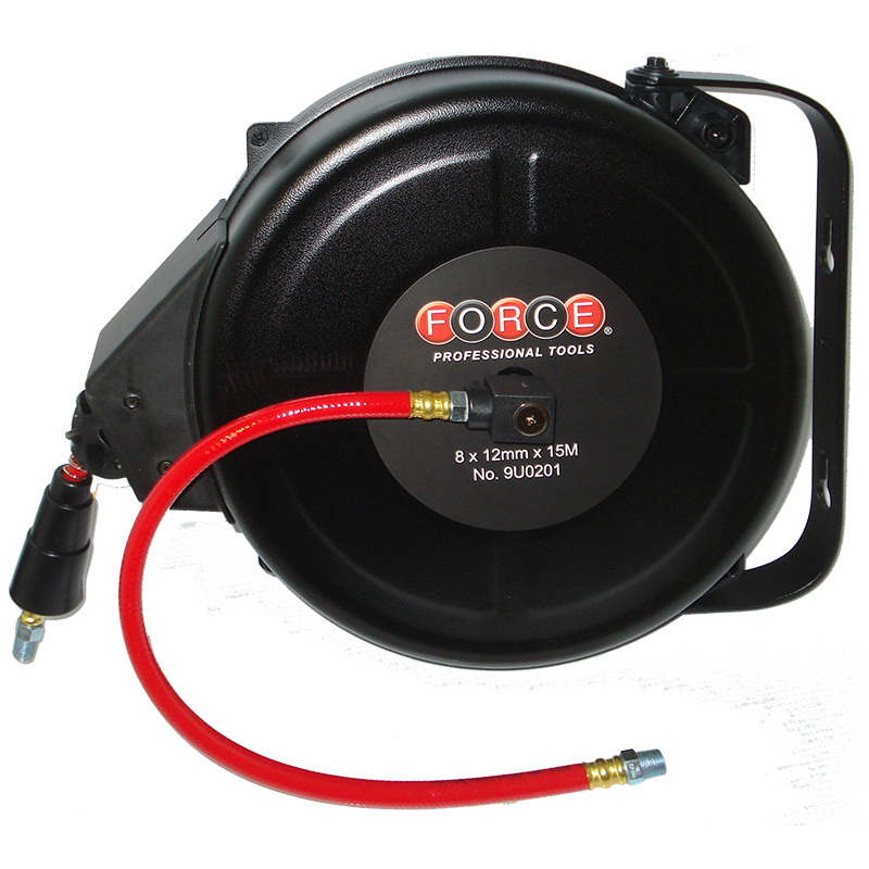 Auto-Rewinder Air Hose Reel (5/16" (Inch)x15M) - Force Tools